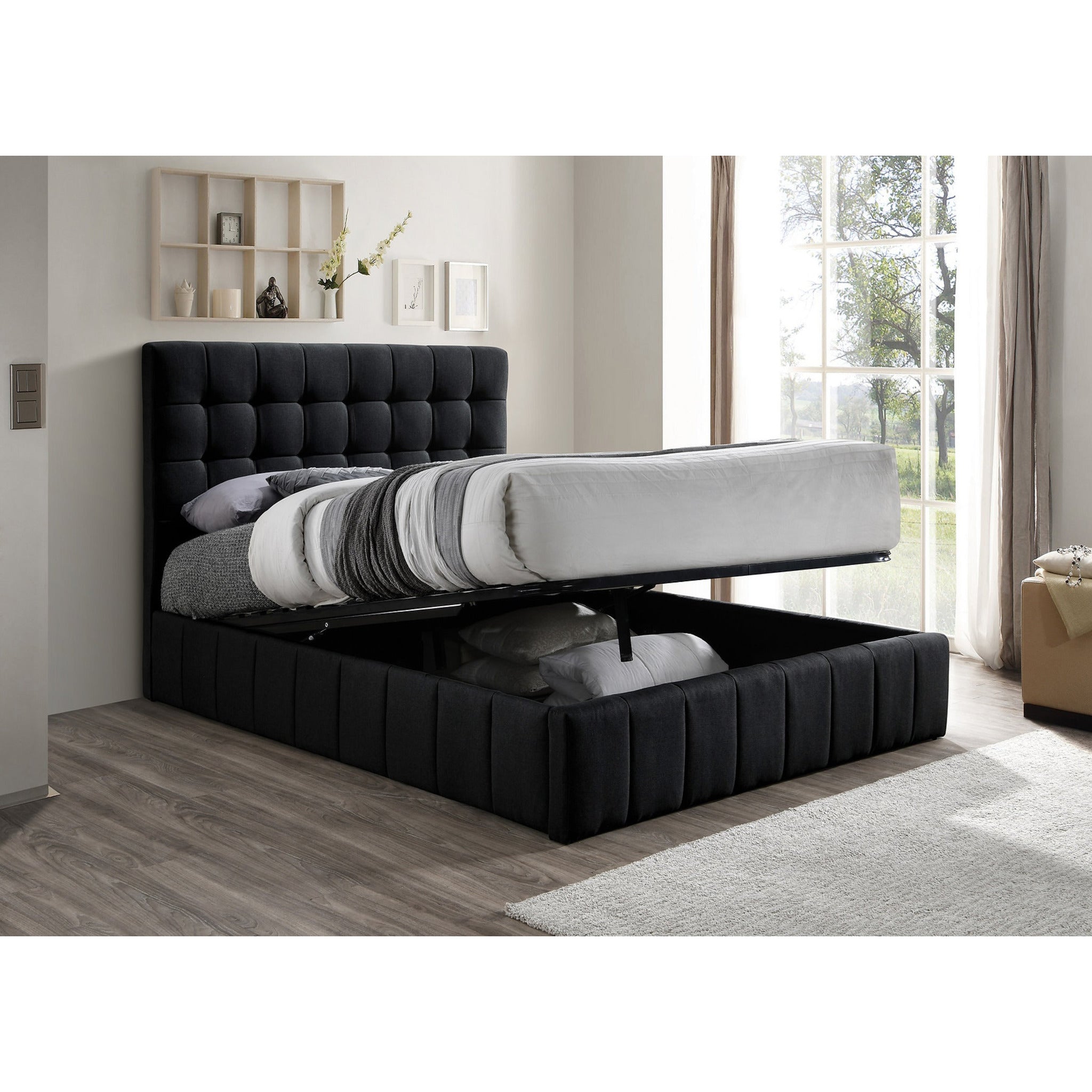 Full Storage Hydraulic Lift Platform Bed IF 5785 – Vinny's Furniture